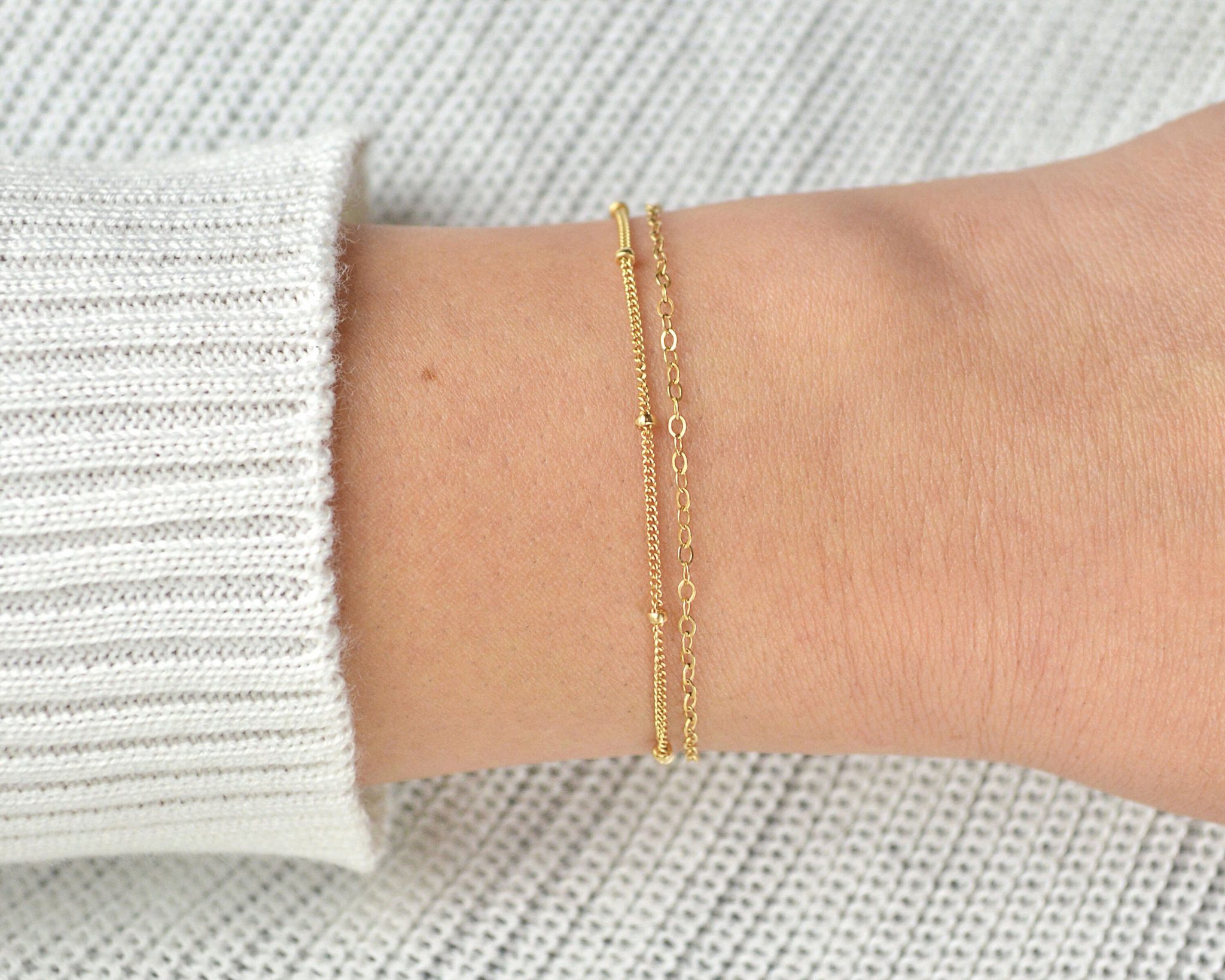 Double Gold Bracelet