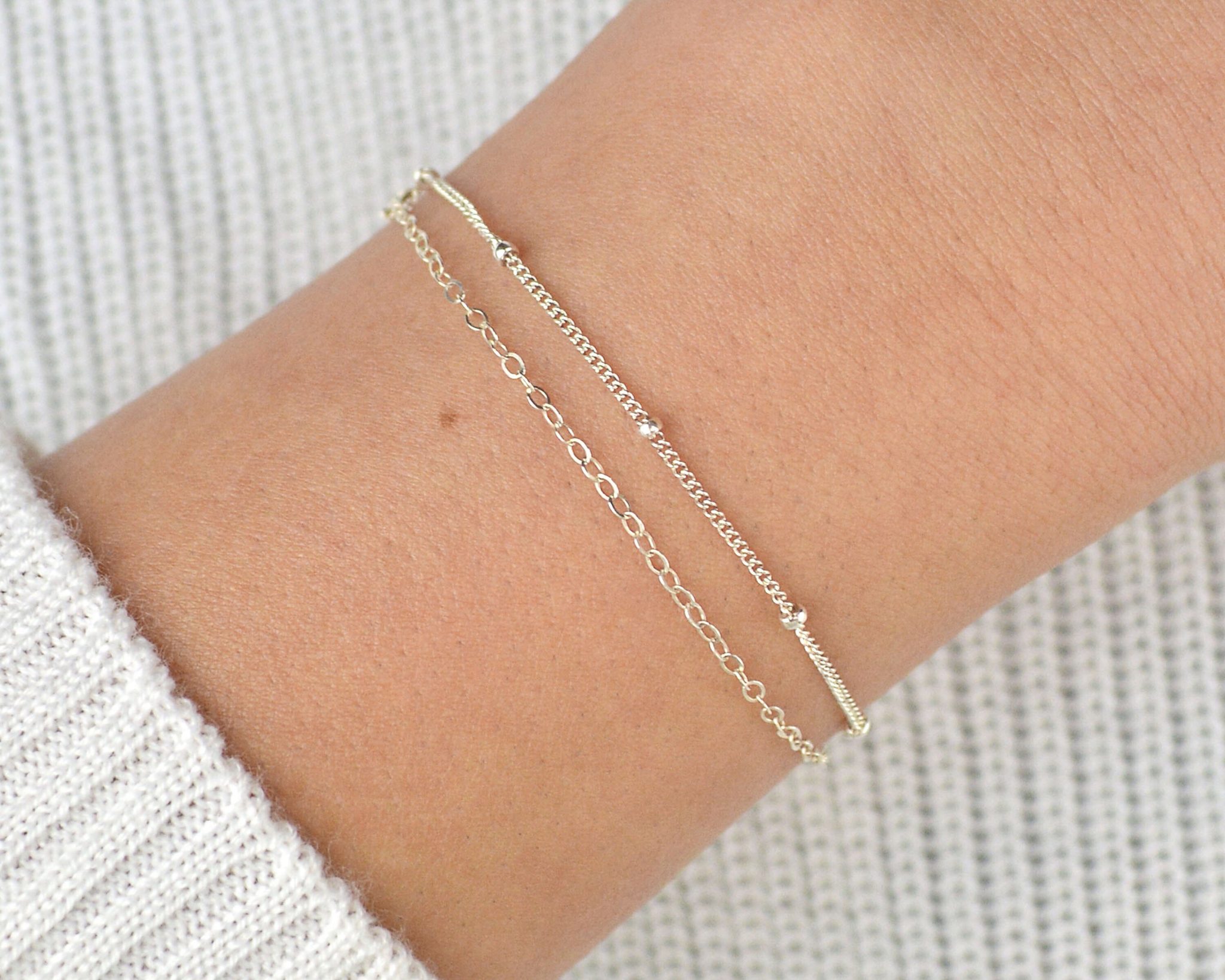 Double Gold Bracelet